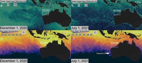 Present Day Ocean Circulation Maps Of The Southeastern Indian Ocean