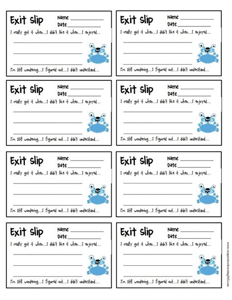 27 Best Exit Slips Images On Pinterest Exit Slips Gym And Babe