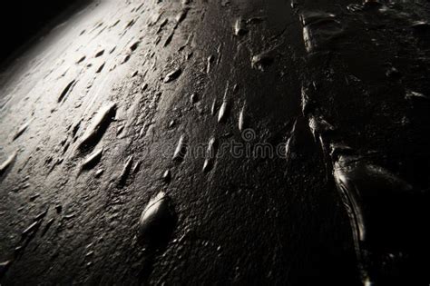 Explore Black Texture With Water Droplets Wet Surface And Sleek Aesthetics Stock Illustration