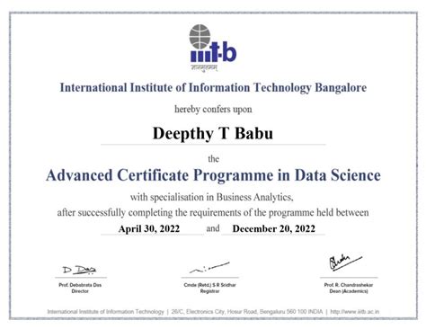 Deepthy T Babu On Linkedin Neverstoplearning Professionaldevelopment Newskills Datascience