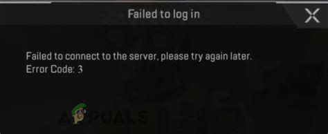 Fix Failed To Connect To The Server Error Code On Apex Legends Mobile