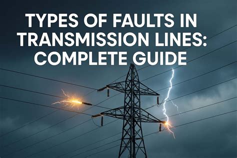 Types Of Faults In Transmission Lines Complete Guide Electrical