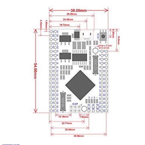 Arduino Mega 2560 Pro Embed Ch340g Atmega2560 16au Development Board