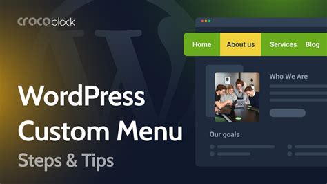 Creating Custom Menus In Wordpress Steps And Tips Crocoblock