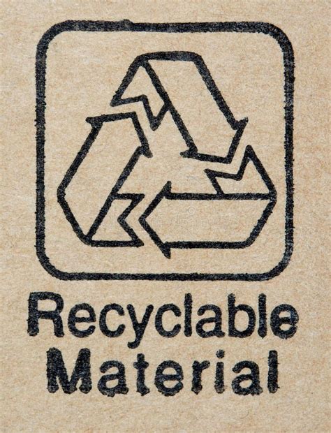 Recyclable Materials Label Stock Image Image Of Ecology 6552087