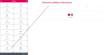 how to configure and style pricing table widget with elementor