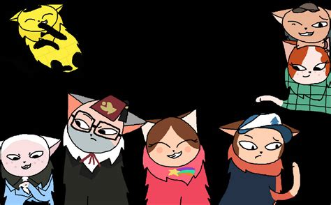 Cat Falls Gravity Falls Cat Versions By Banananerd On Deviantart