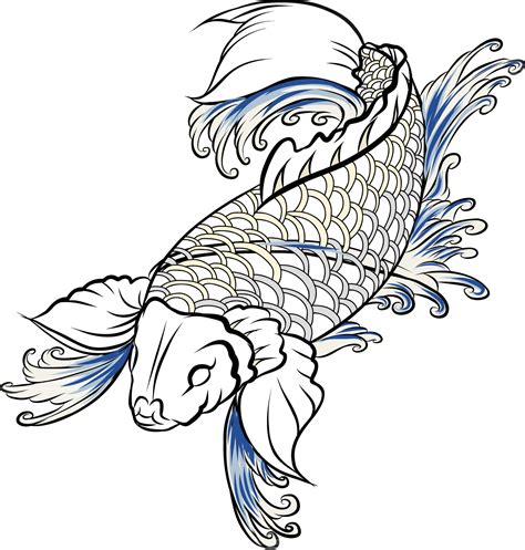Koi Outline