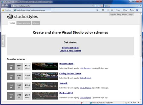 ScottGu S Blog Download And Share Visual Studio Color Schemes