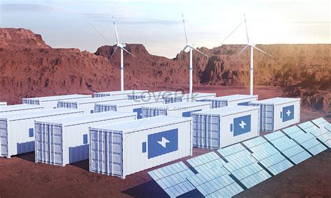 3d分佈式儲能場景背景圖案素材，桌布圖片免費下載