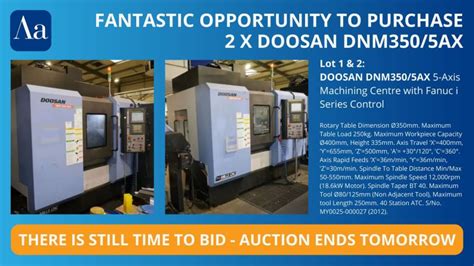 Eloise Walker On Linkedin Auction Vmc Doosan Millscnc Machining