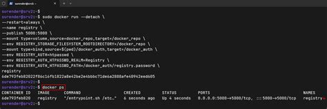Docker Registry Authentication