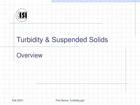 Ppt Turbidity And Suspended Solids Powerpoint Presentation Free