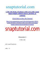 CYB Week Python LAB LAB Count Input Length Without Spaces Periods Or Commas Docx