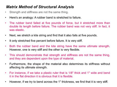Lecture 1 Introduction To Matrix Structural Analysis Ppt