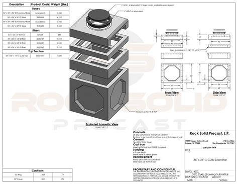 Rock Solid Precast L P Quality Precast Products Type C Inlet 3 X 3