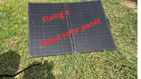 Fixing A Solar Panel That Stop Producing Power Youtube