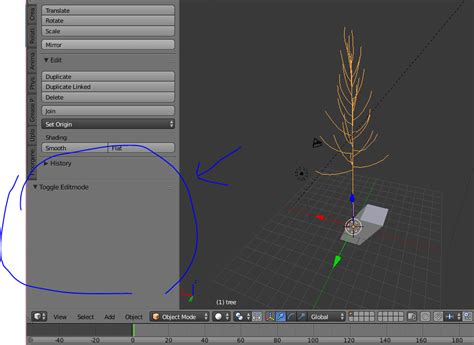 Modeling I Can T Go Back The Panel With The Original Options To Create An Object Blender