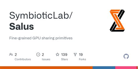github symbioticlab salus fine grained gpu sharing primitives