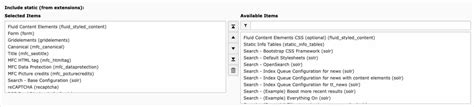 How To Include All Static Templates With Your Typo3 Sitepackage