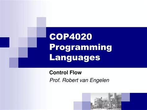 Ppt Cop4020 Programming Languages Powerpoint Presentation Free Download Id2399111