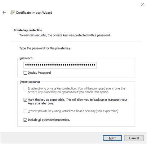 Install PFX Certificate In Windows TheDXT