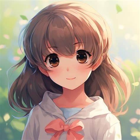 Premium Photo Cute Anime Style Character Illustration Generative Ai