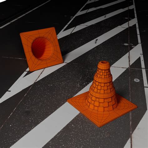 Traffic Cone 3d Model Turbosquid 1970102