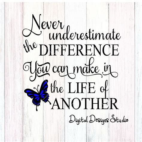 Never Underestimate Quote