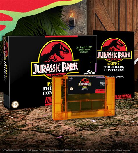 Jurassic Park Part 2 The Chaos Continues Snes Limited Run Games