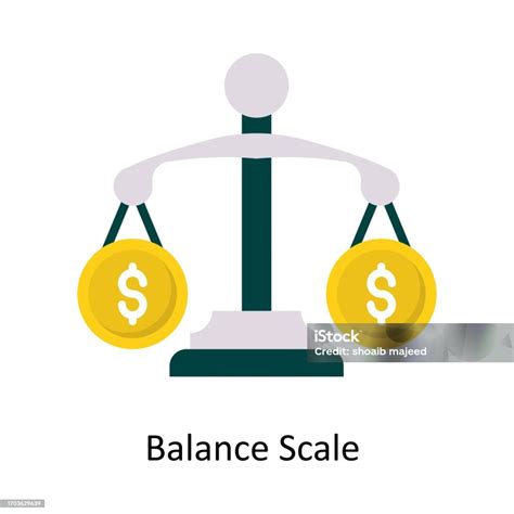 밸런스 스케일 벡터 플랫 아이콘 디자인 그림입니다 흰색 배경에 기호 Eps 10 파일 검은색에 대한 스톡 벡터 아트 및 기타 이미지 검은색 공연 규모 Istock