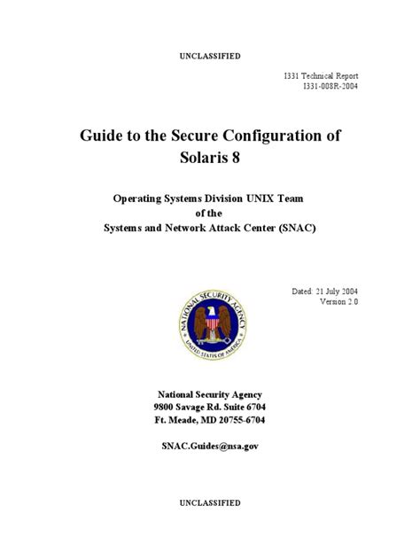 Solaris 8 Security Guide Pdf I Pv6 Superuser