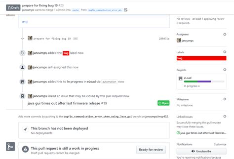 Break Fix With Github Issue Branch Project And Draft Pull Request Supported Eclipse Git