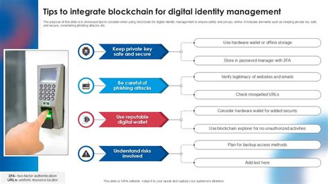 tips to integrate blockchain for digital identity management ppt sample