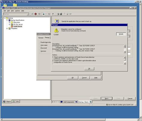 Oracle Dataprotector Integration Question Data Protector Discussions OpenText Data Protector