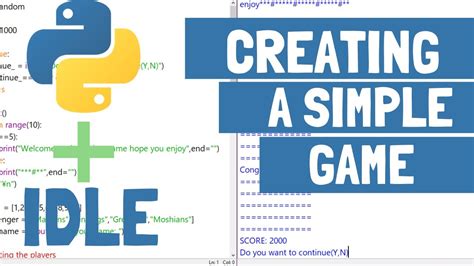 CREATE A SIMPLE GAME WITH PYTHON For Beginners YouTube
