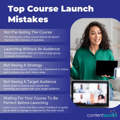 5 Critical Course Launch Mistakes To Avoid | ContentSparks