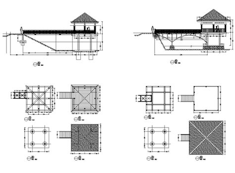 Bridge Structure Detail Elevation D View Layout Autocad File
