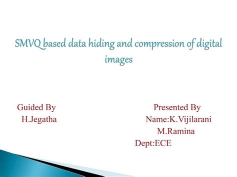 Datahiding And Compressionnew Copyreview1 Ppt