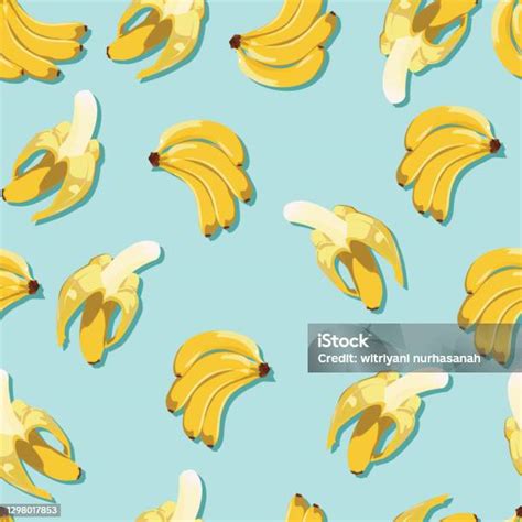 맛있는 바나나 패턴 벡터 패턴 바나나 귀여운 스타일로 만들어졌습니다 0명에 대한 스톡 벡터 아트 및 기타 이미지 0명 3차원 형태 건강한 식생활 Istock
