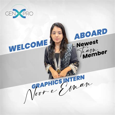 Genx Integrated Systems On Linkedin Intern Itcompany Welcomeonboard