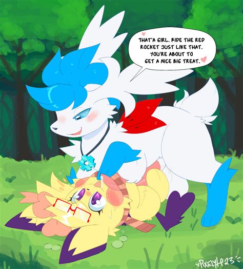 Rule 34 Balls Blue Eyes Blue Hair Blush Bow Accessory Duo Eyewear