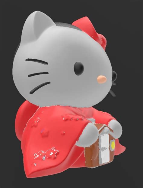 Stl File Suporte Alexa Echo Dot 4a E 5a Geração Hello Kitty Kimono 👋 ・3d Printer Model To