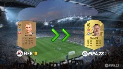 La Tremenda Evolución De Erling Haaland En Fifa Del Bronce En Fifa 18 A Los 88 De Media En Fifa