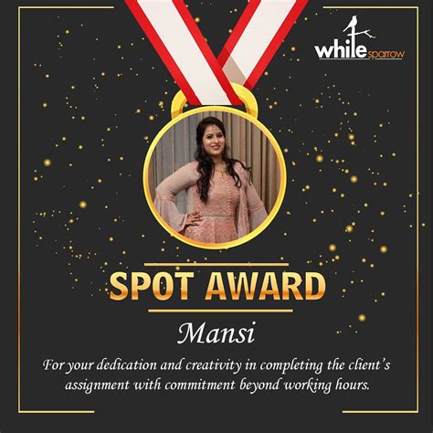 Congratulations Mansi Anand
