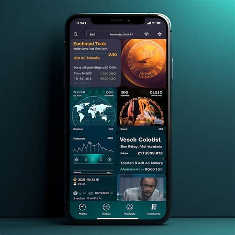 Premium Ai Image Mobile App Layout Design Of Cryptocurrency News Aggregator Dynamic And