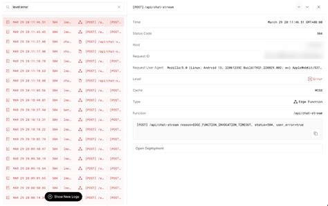 经常出现“the User Aborted A Request”错误 · Issue 160 · Chatgptnextweb