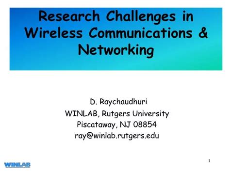 PPT Research Challenges In Wireless Communications Networking PowerPoint Presentation ID