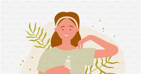 보태니컬 스킨케어 루틴 여자 얼굴 관리 제품 천연 화장품 벡터 일러스트레이션 사진 Unsplash의 스킨 케어 이미지