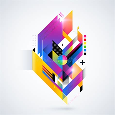 Abstract Rectangle Geometric Pattern Design And Background Stock Vector Illustration Of